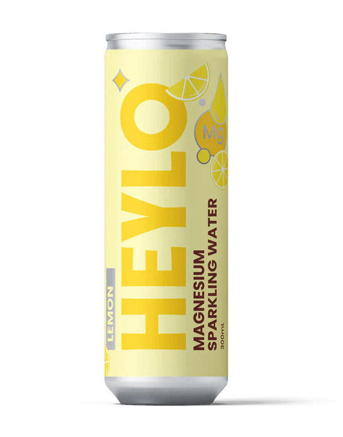 HEYLO Magnesium Sparkling Water Lemon 300ml | Sans Drinks