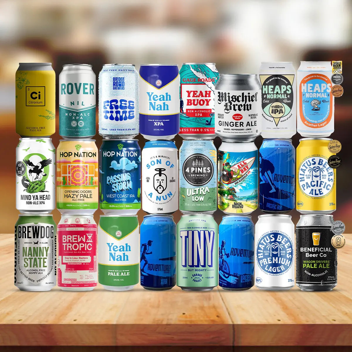 Sans Drinks Seasonal Non-Alcoholic Beer Box (24 Pack) | Sans Drinks Australia