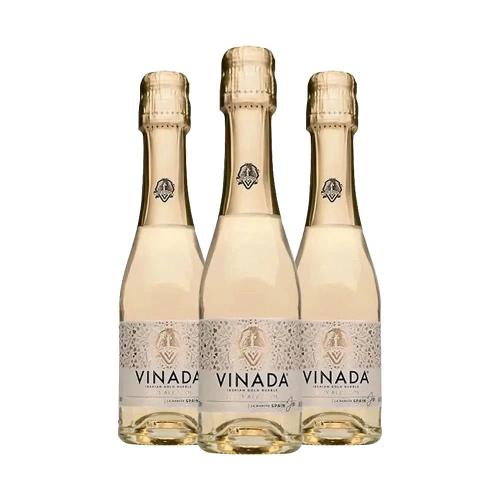 Vinada Sparkling Gold 200ml Piccolo Gift - 3 Bottles | Sans Drinks