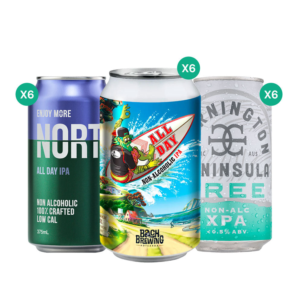 Chill Pill Beer Bundle - 18 Cans | Non-Alcoholic Beer | Sans Drinks