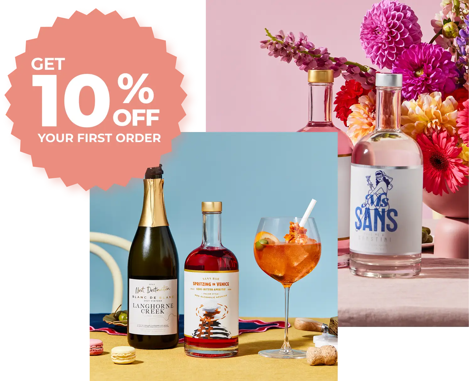 Buy Altina Drinks - No Added Sugar Non-Alcoholic Wines | Sans Drinks
